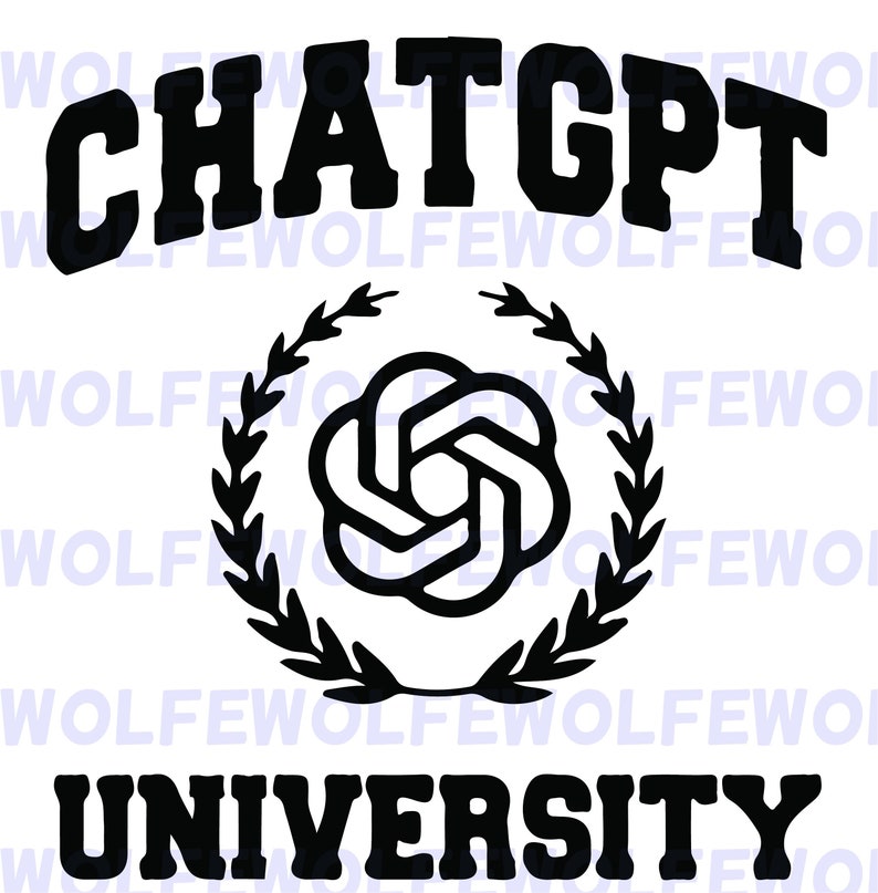 Chat GPT University SVG PNG & Ai File Bundle - Etsy