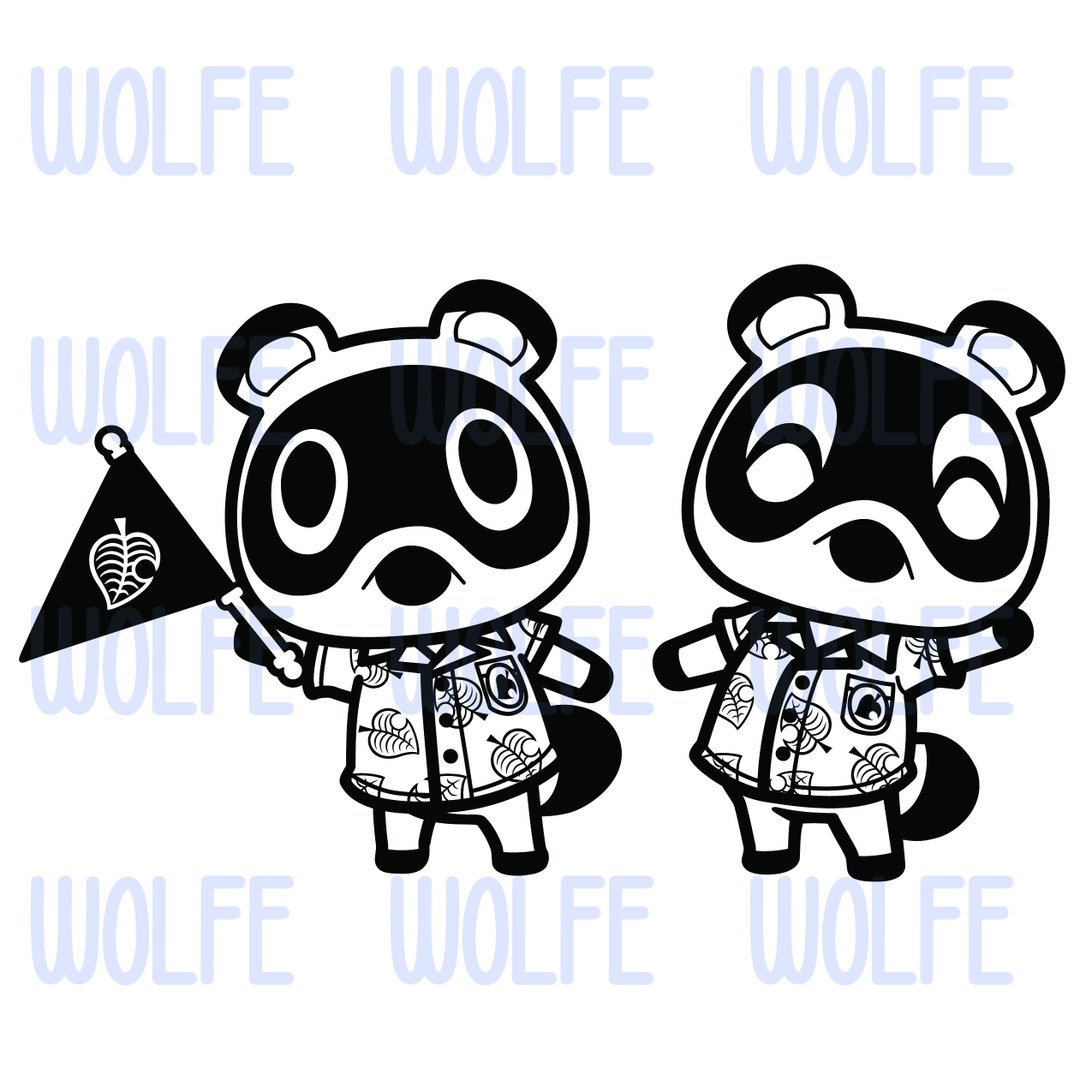 10 Pack Animal Crossing PNG & SVG Bundle (20 Total) - Etsy