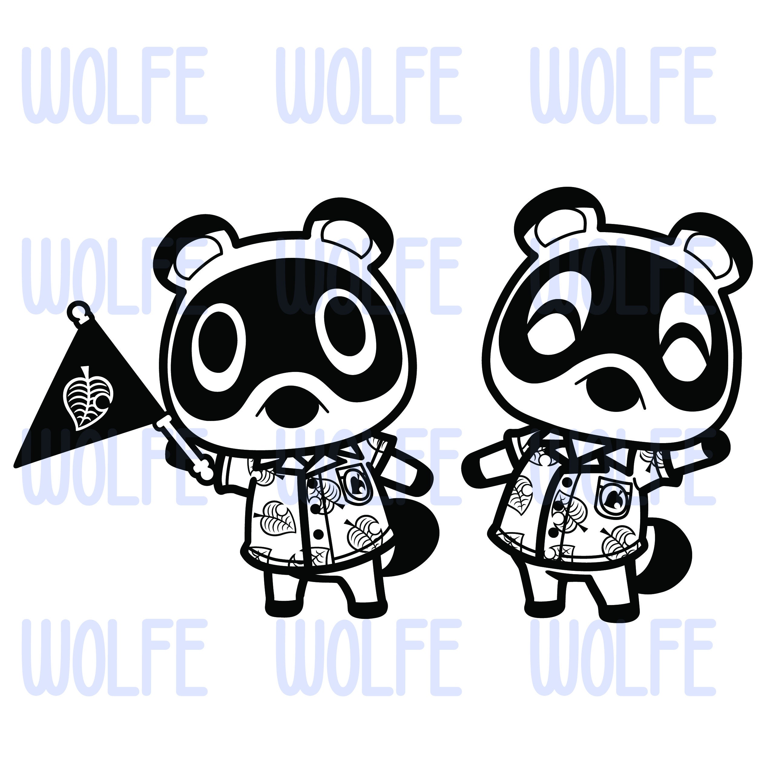 10 Pack Animal Crossing PNG & SVG Bundle 20 Total - Etsy