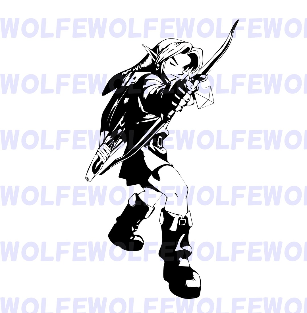 Link - Legend of Zelda - SVG, PNG, & AI File Bundle - Etsy