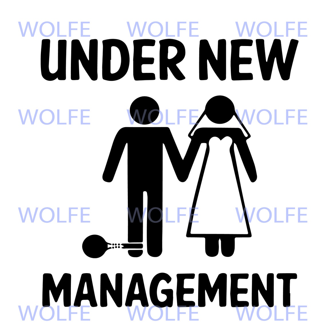 Under New Management SVG, PNG, & AI File Bundle Pack - Etsy