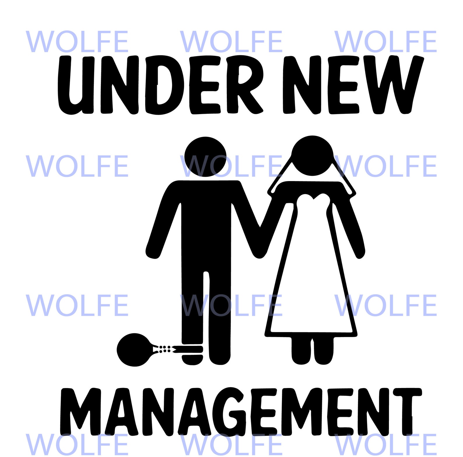 Under New Management - SVG, PNG, & AI File Bundle Pack - Etsy