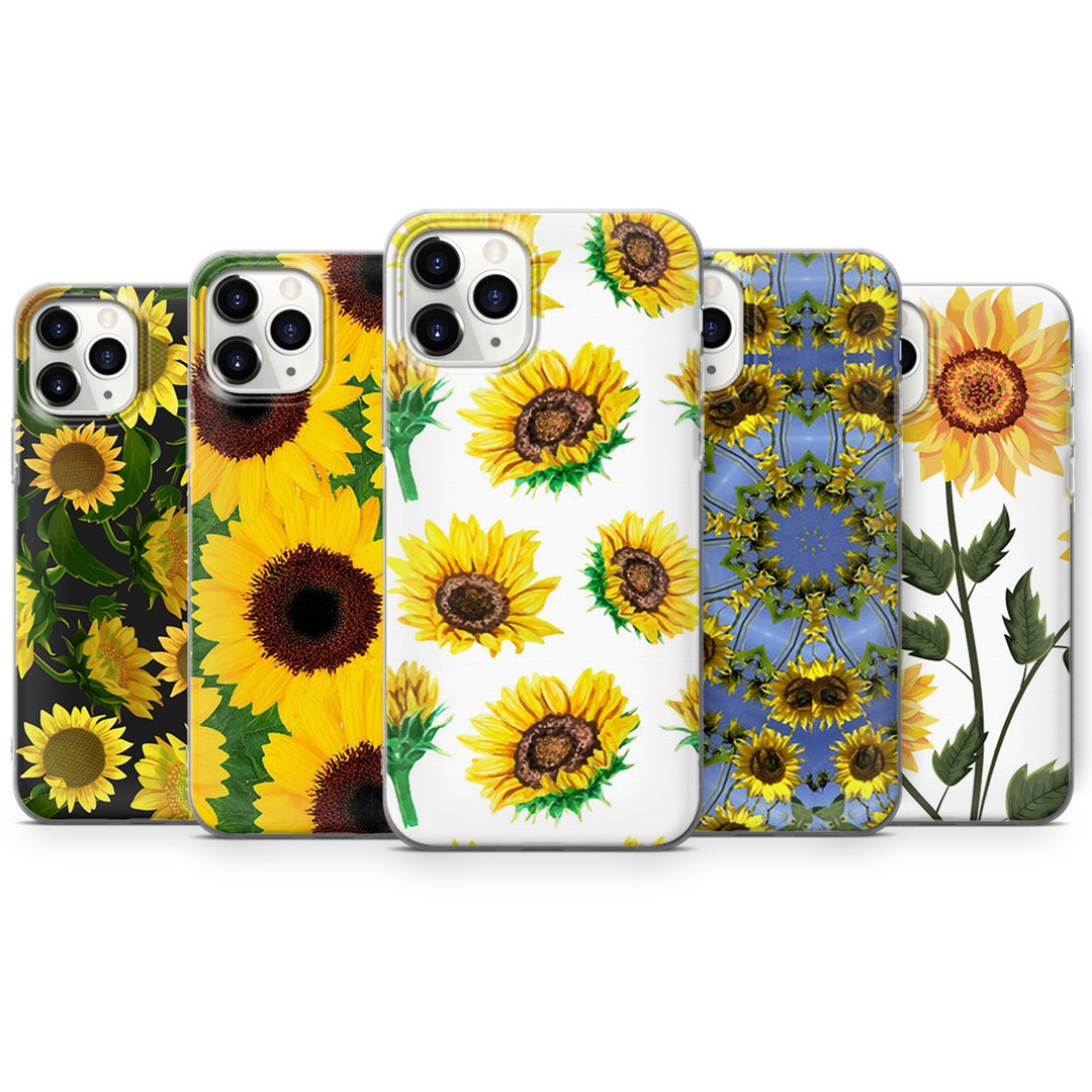 Sunflower Design Pattern Beautiful Art Lovely Gift Phone Case Cover for ...