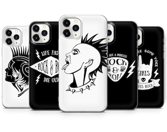 Tirita Hard Phone Case Heavy Metal Gothic Skull Punk Grunge Hard Rock ...