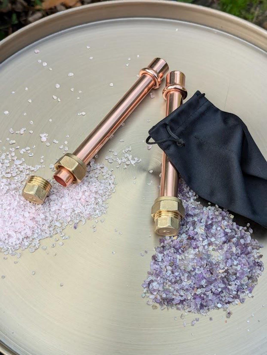 Copper Healing Rods, for Self Healing, Stress, Energy Balancing. Rose ...