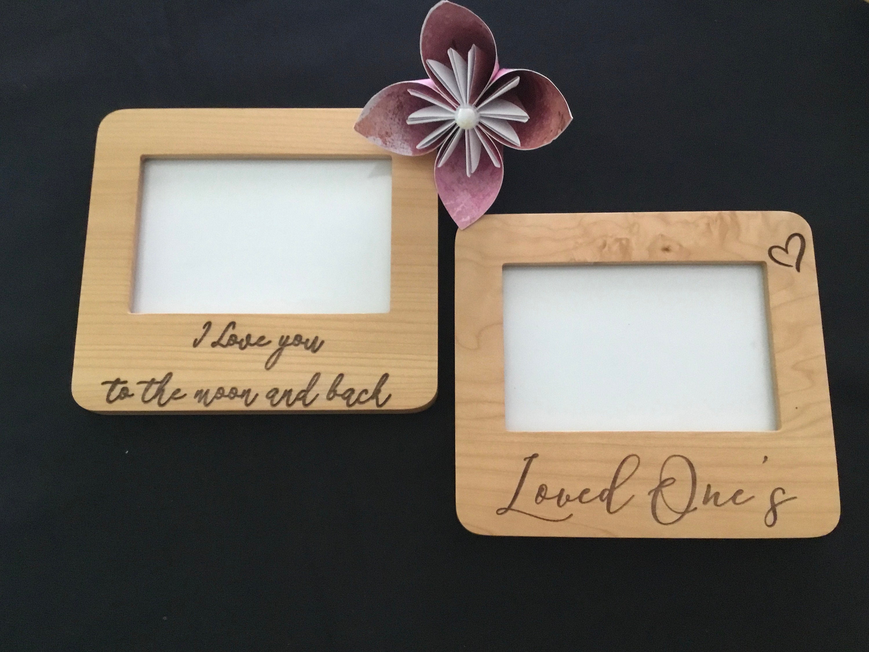 Personalised Laser Engraved Photo Frame, Photo Size 6x4 - Etsy.de
