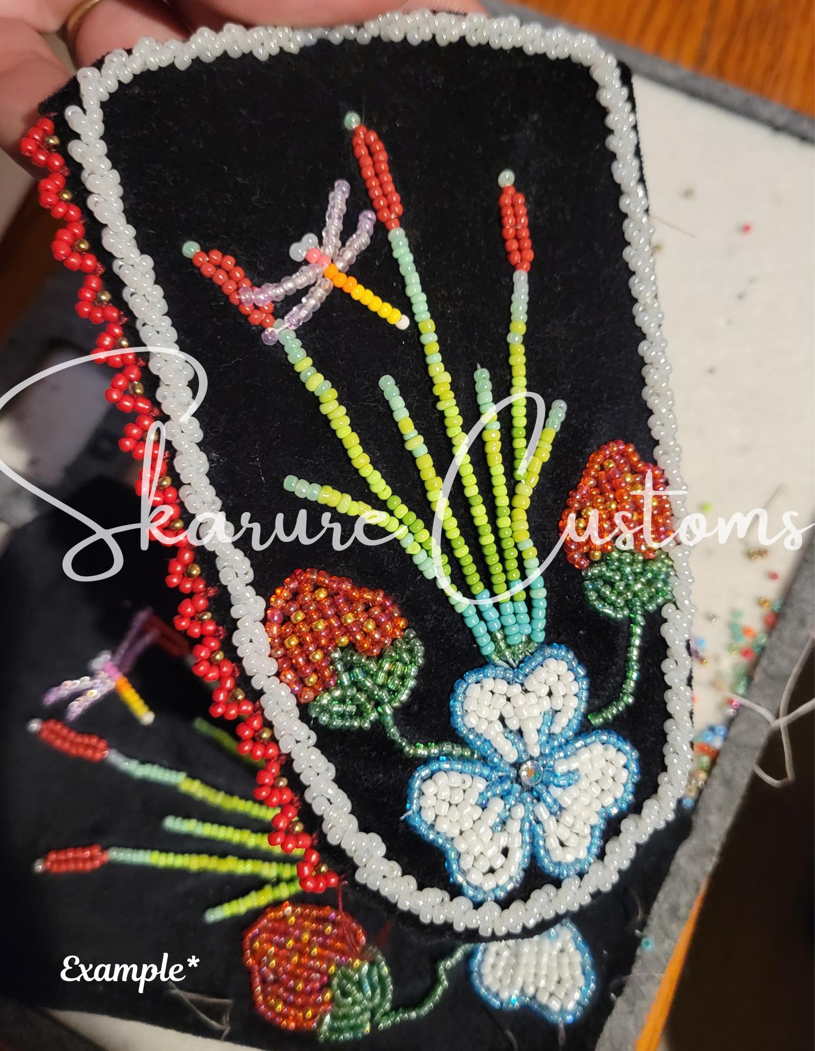 Custom Beaded Vamps/ Moccasin Tops - Etsy