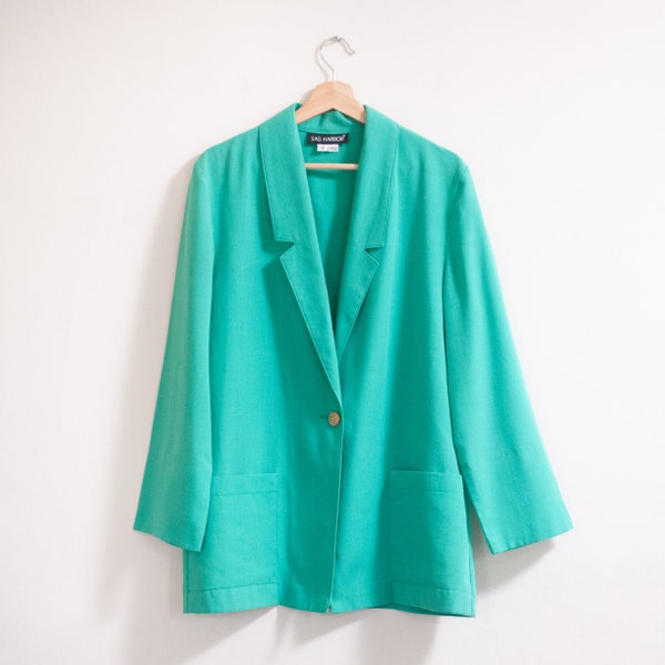 Turquoise Blazer - Etsy