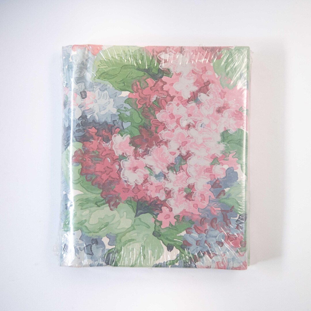 Vintage Holson Mini 4 X 6 Floral Pastel Watercolor Photo Album Sealed ...
