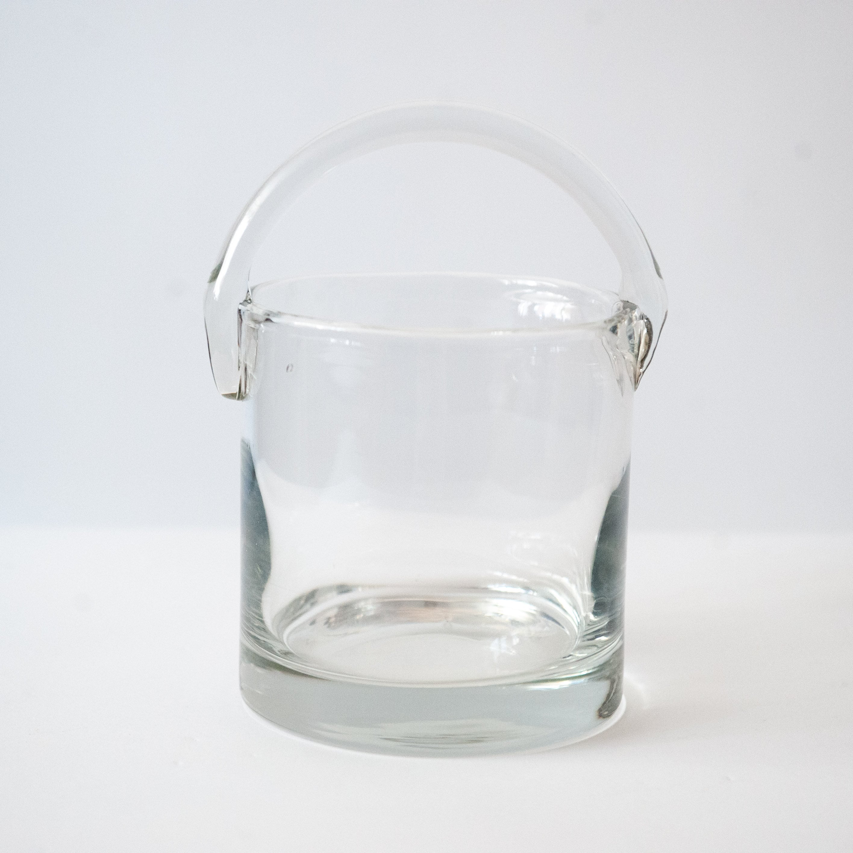 Vintage Clear Glass 1.5 Quart Ice Bucket W/ Applied Glass - Etsy