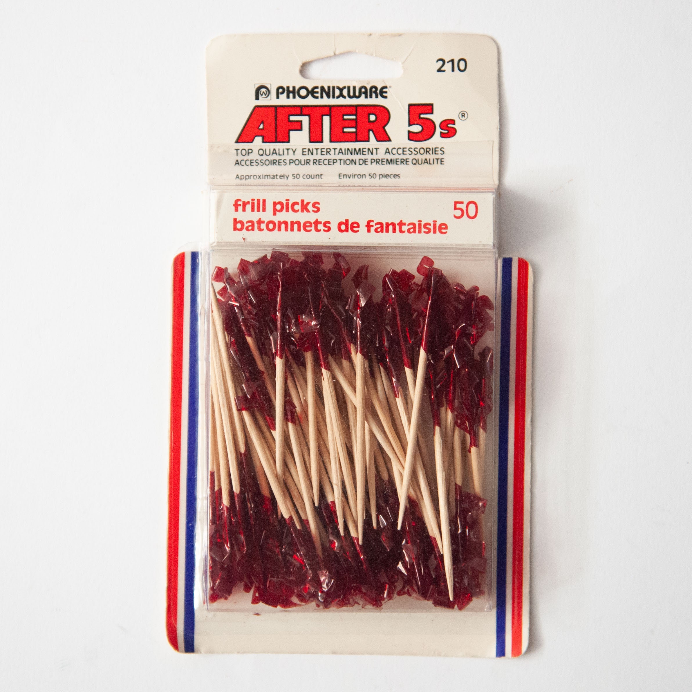 Vintage 80s Phoenixware After 5s Red Frill Picks Deadstock New Old ...