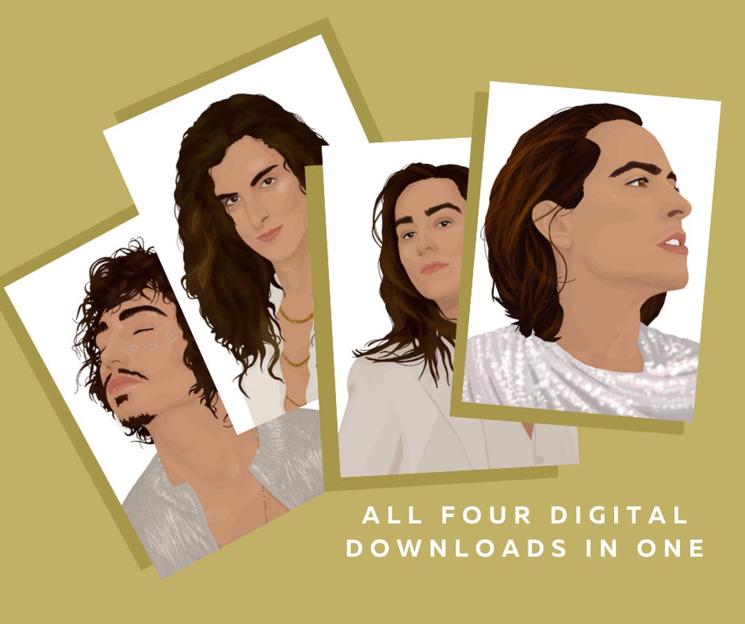Greta Van Fleet Single Vector Art Pack | GVF Digital Prints | GVF Band ...