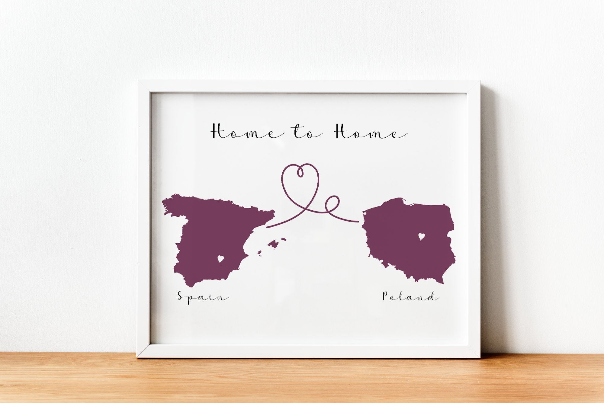 Custom Love Map Printable Couples Gift Personalised Map - Etsy