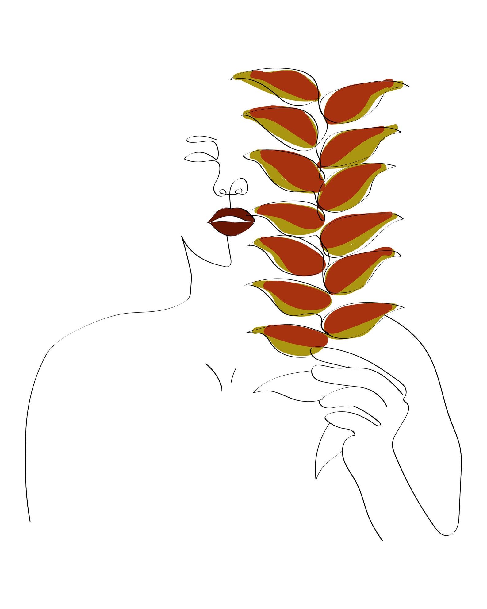 Custom Line Drawing Minimalist Illustration Minimalist - Etsy