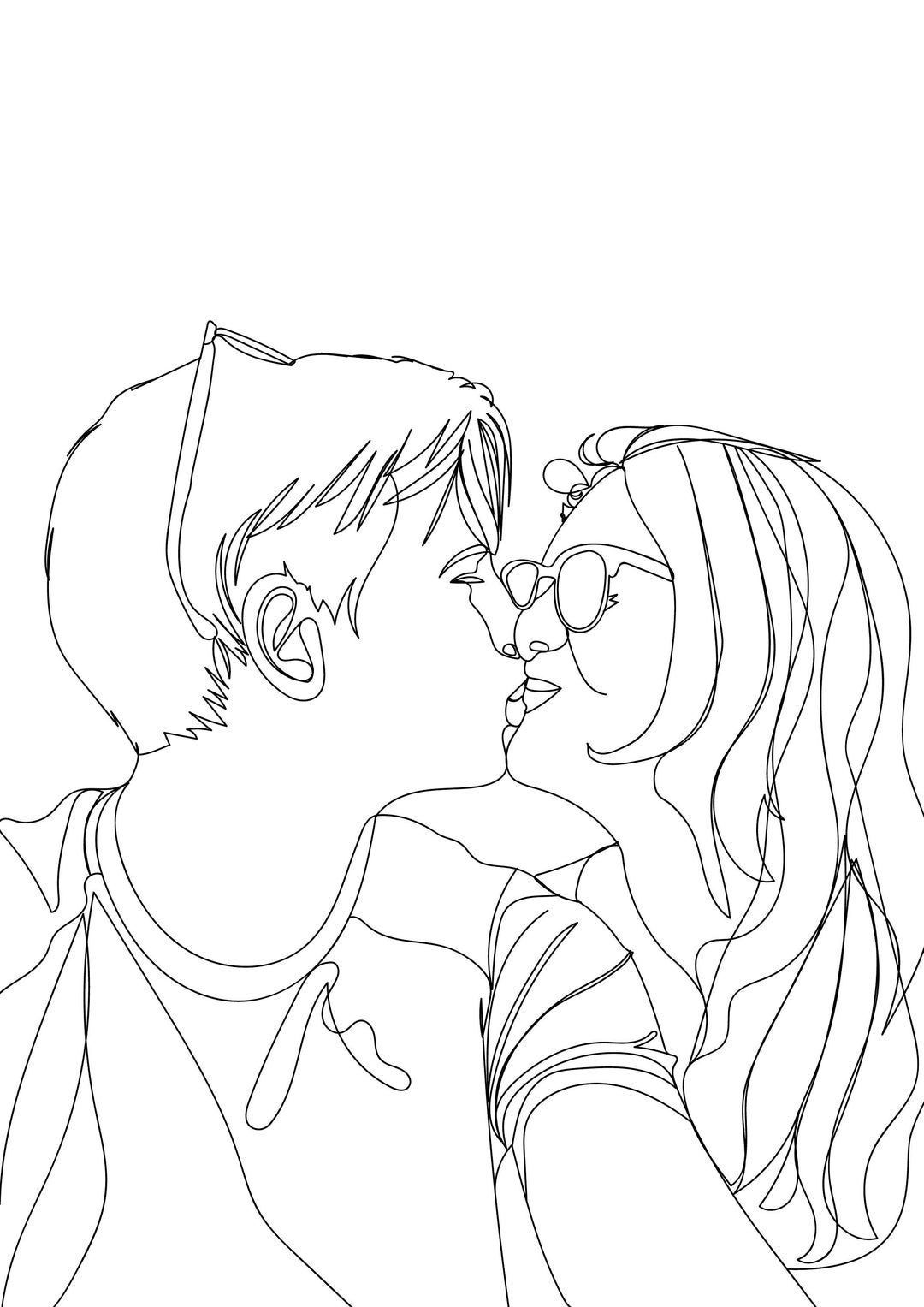 Custom Line Drawing Minimalist Illustration Minimalist - Etsy