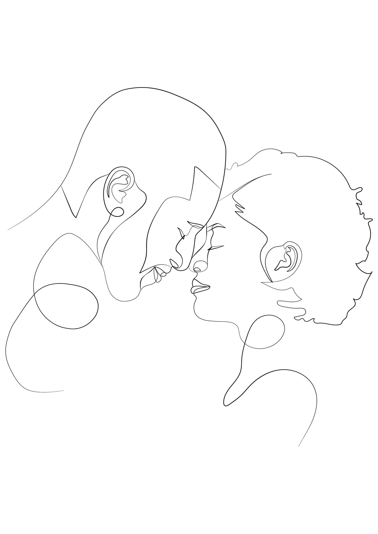 Custom Line Drawing Minimalist Illustration Minimalist - Etsy