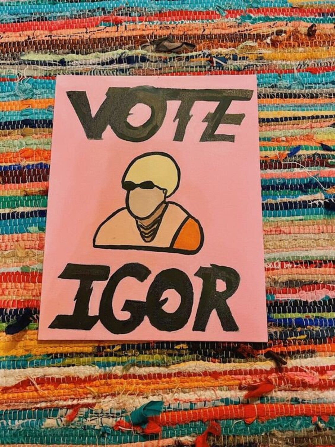 Vote IGOR Tyler, the Creator Acrylic Painting - Etsy