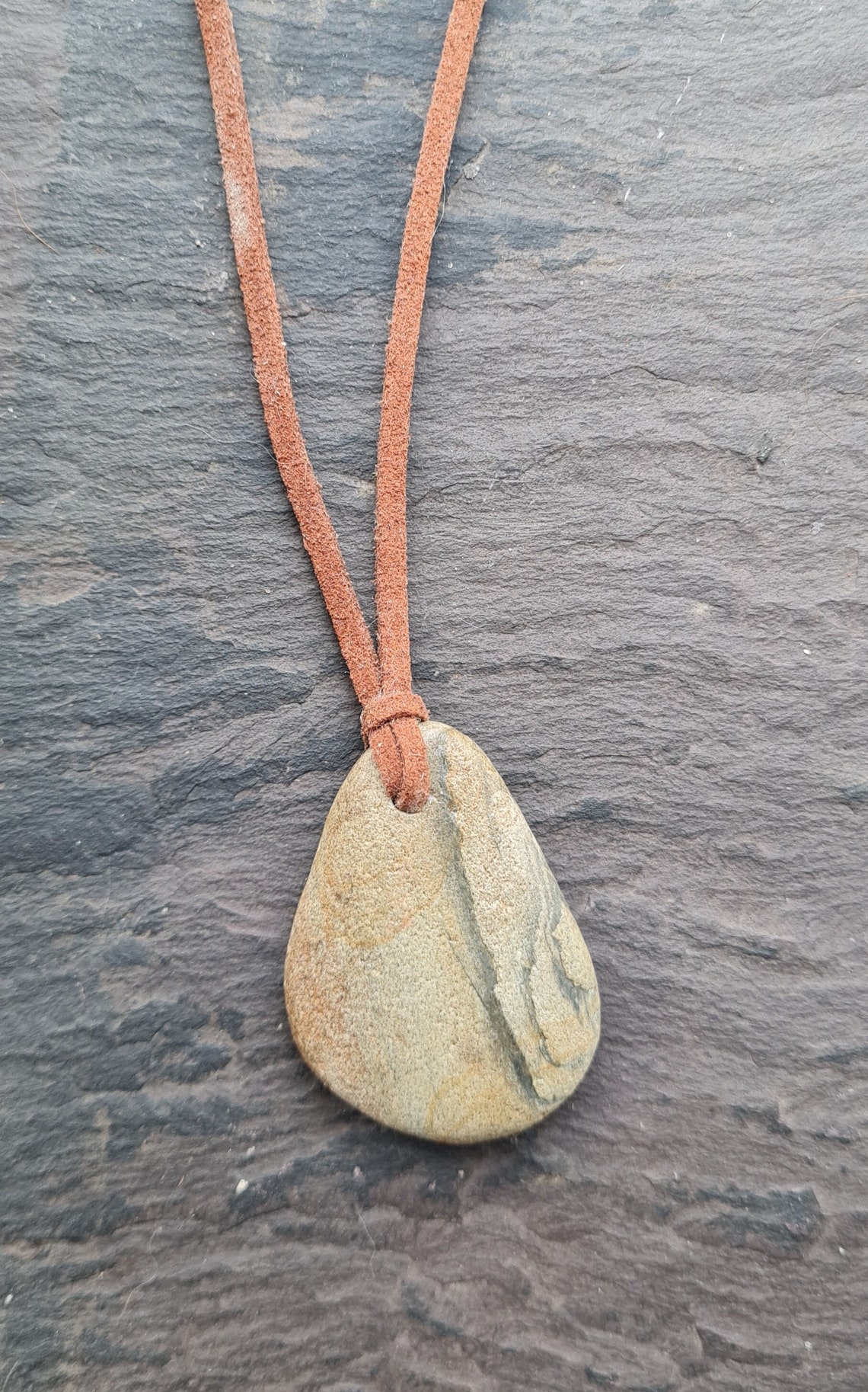 Stone Pendant Necklace - Etsy