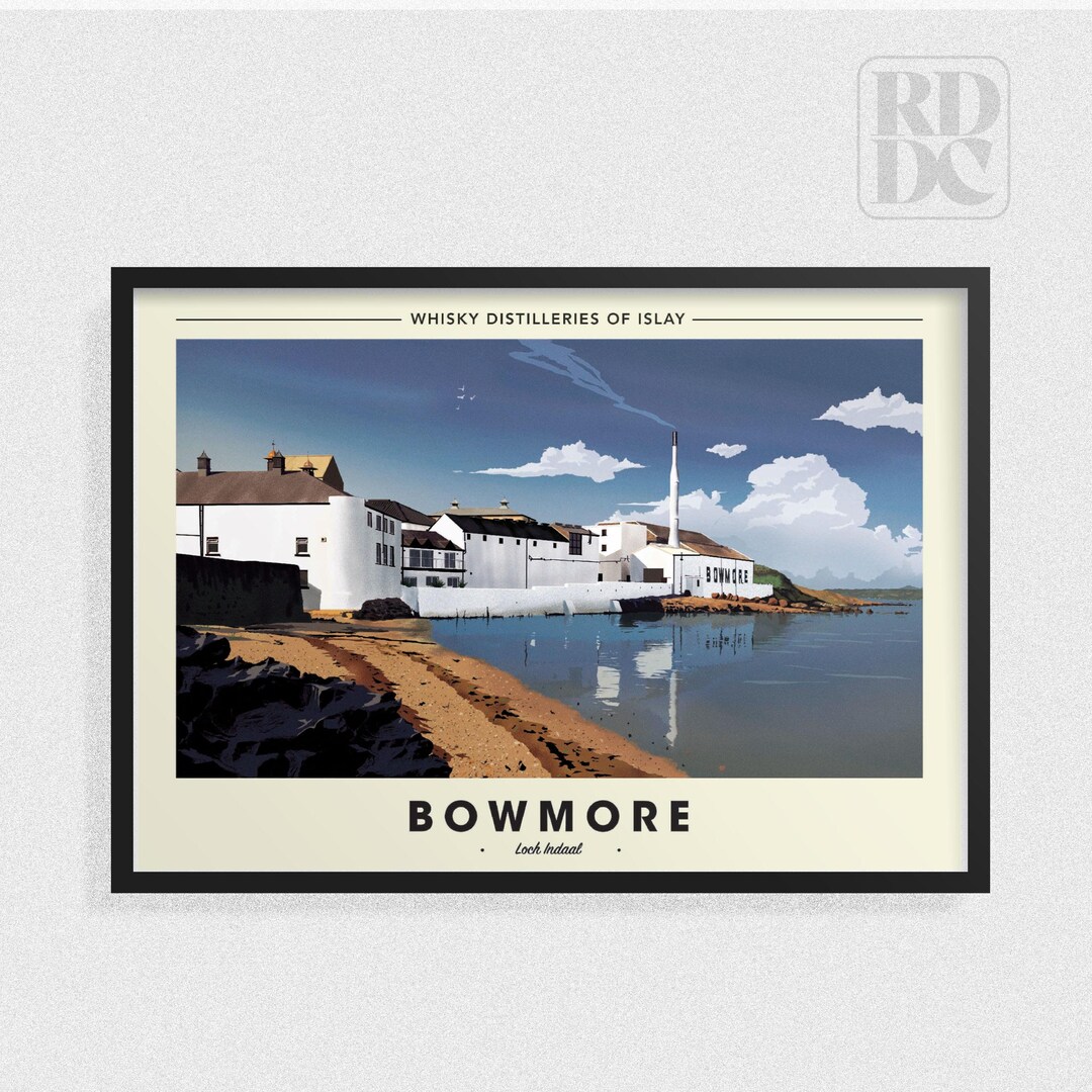 Bowmore Distillery Print – Scotland Isle of Islay Whisky Art - Etsy