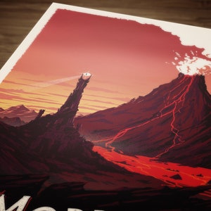 Multibuy Offer - Lord of the Rings Poster Set - Vintage Travel Poster ...