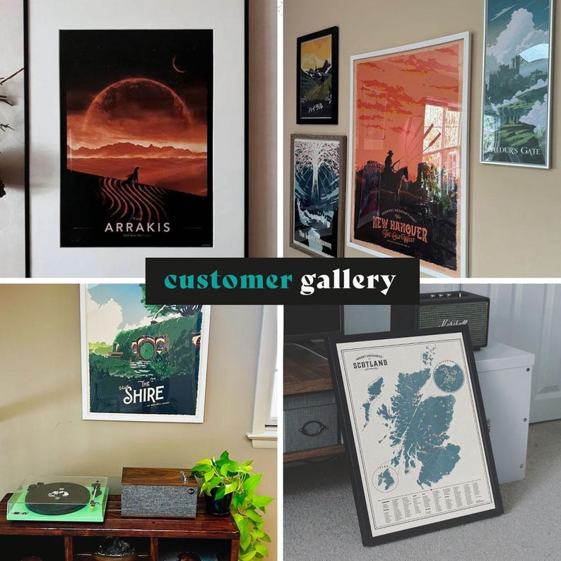 Baldurs Gate Travel Poster – Vintage Dnd Art Print, Fantasy Game Wall ...