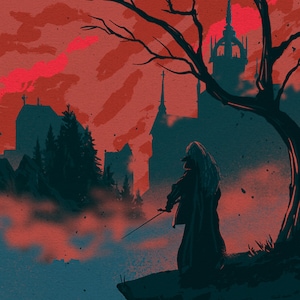 Castlevania Travel Poster - Vintage Travel Poster Art - Castlevania ...