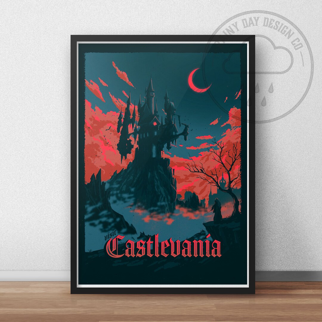 Castlevania Travel Poster Vintage Travel Poster Art Castlevania Poster ...