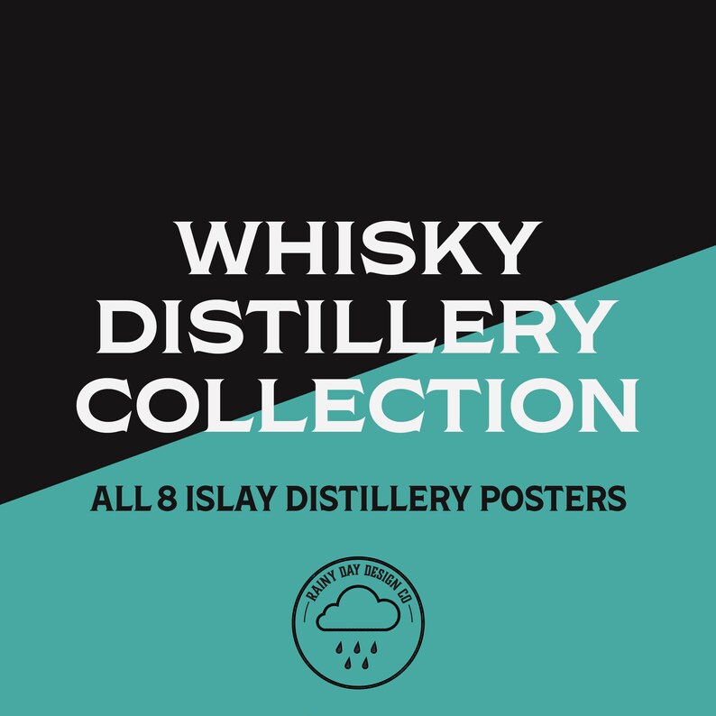 Multibuy Offer All 8 Distillery Prints Travel Poster - Etsy UK