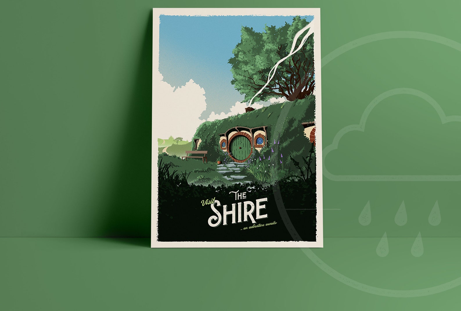Multibuy Offer - Lord of the Rings Poster Set - Vintage Travel Poster ...