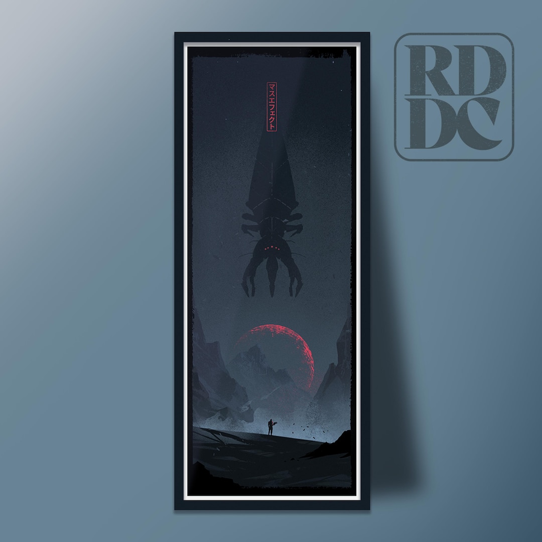 Mass Effect Poster - Video Game Poster, Video Game Art, Prints, Gamer ...