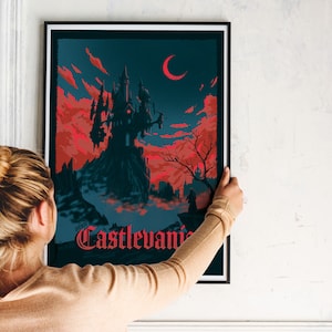 Castlevania Travel Poster - Vintage Travel Poster Art - Castlevania ...
