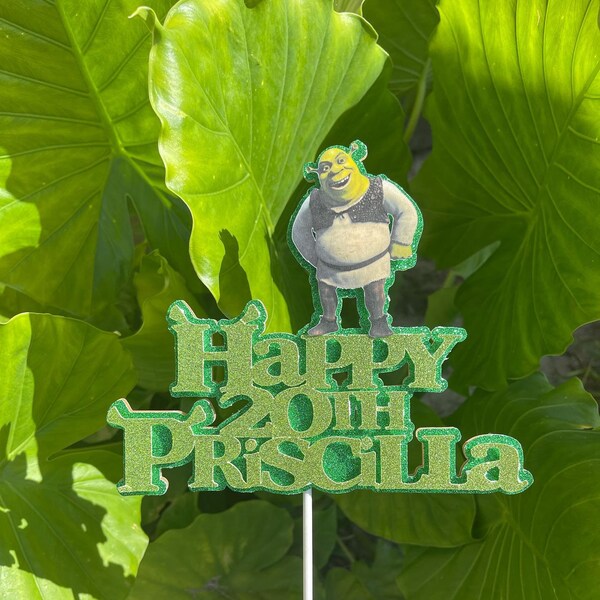 Shrek Topper for Cake - Etsy