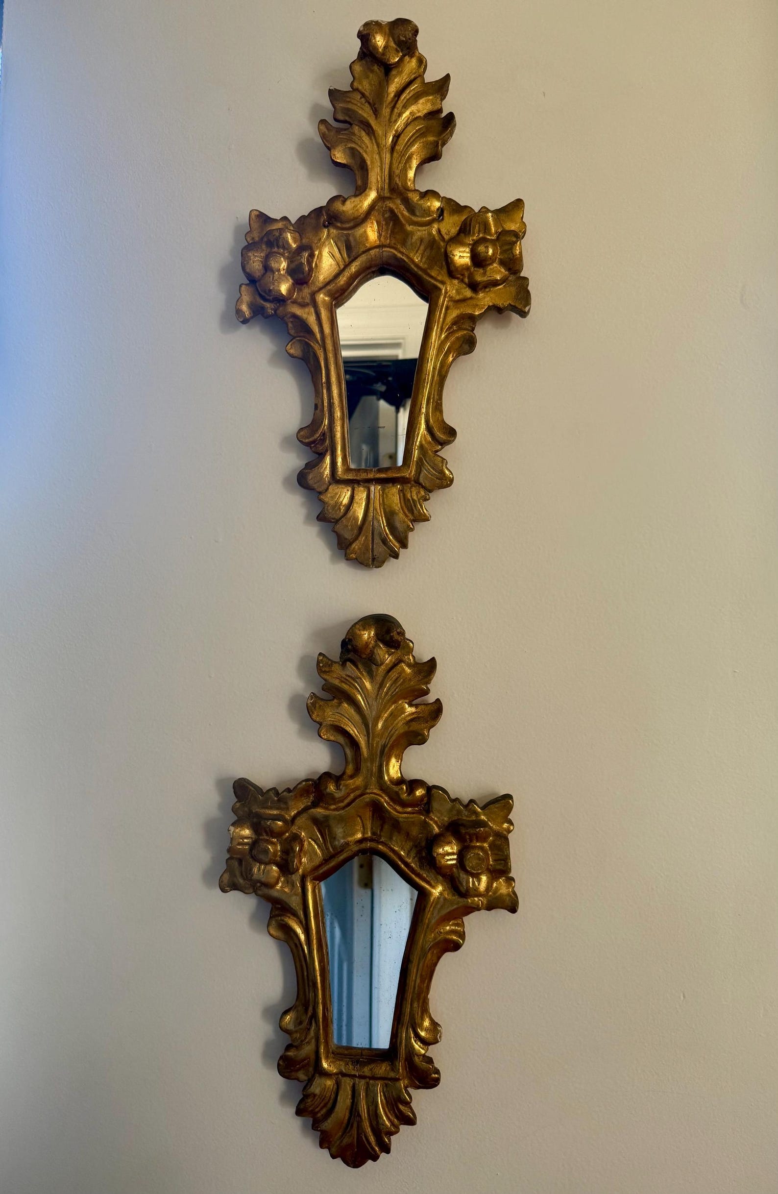 Spanish Colonial - Colombian Cornucopia Baroque Twin Mirrors - Etsy