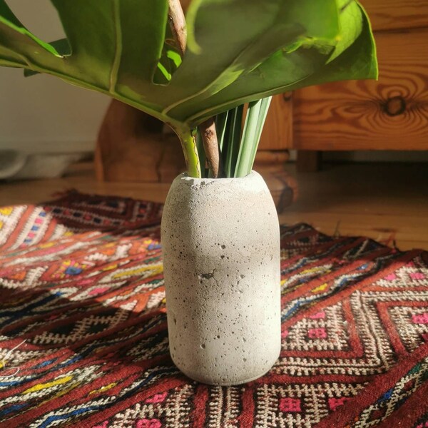 Concrete Vase - Etsy