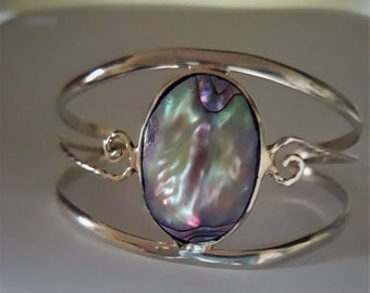 Abalone Bangle | Etsy