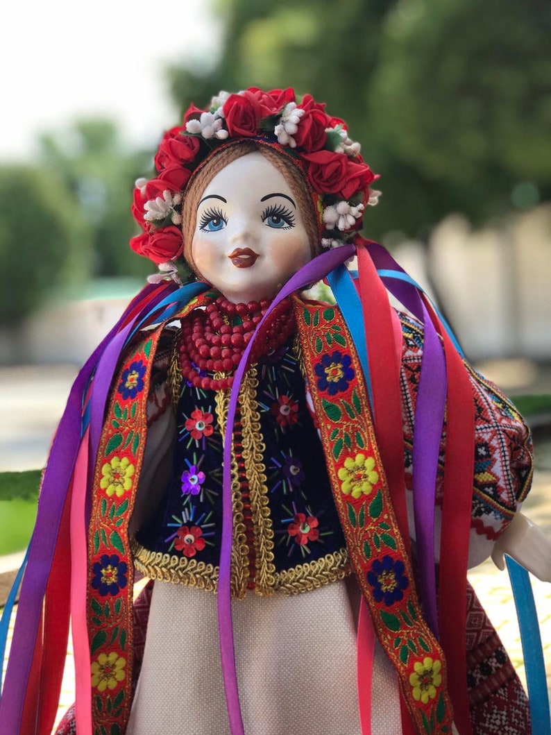 Porcelain Ukrainian Doll Etsy