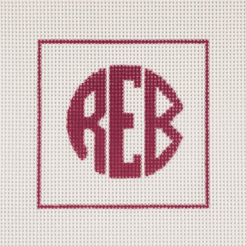 Monogram Needlepoint - Etsy