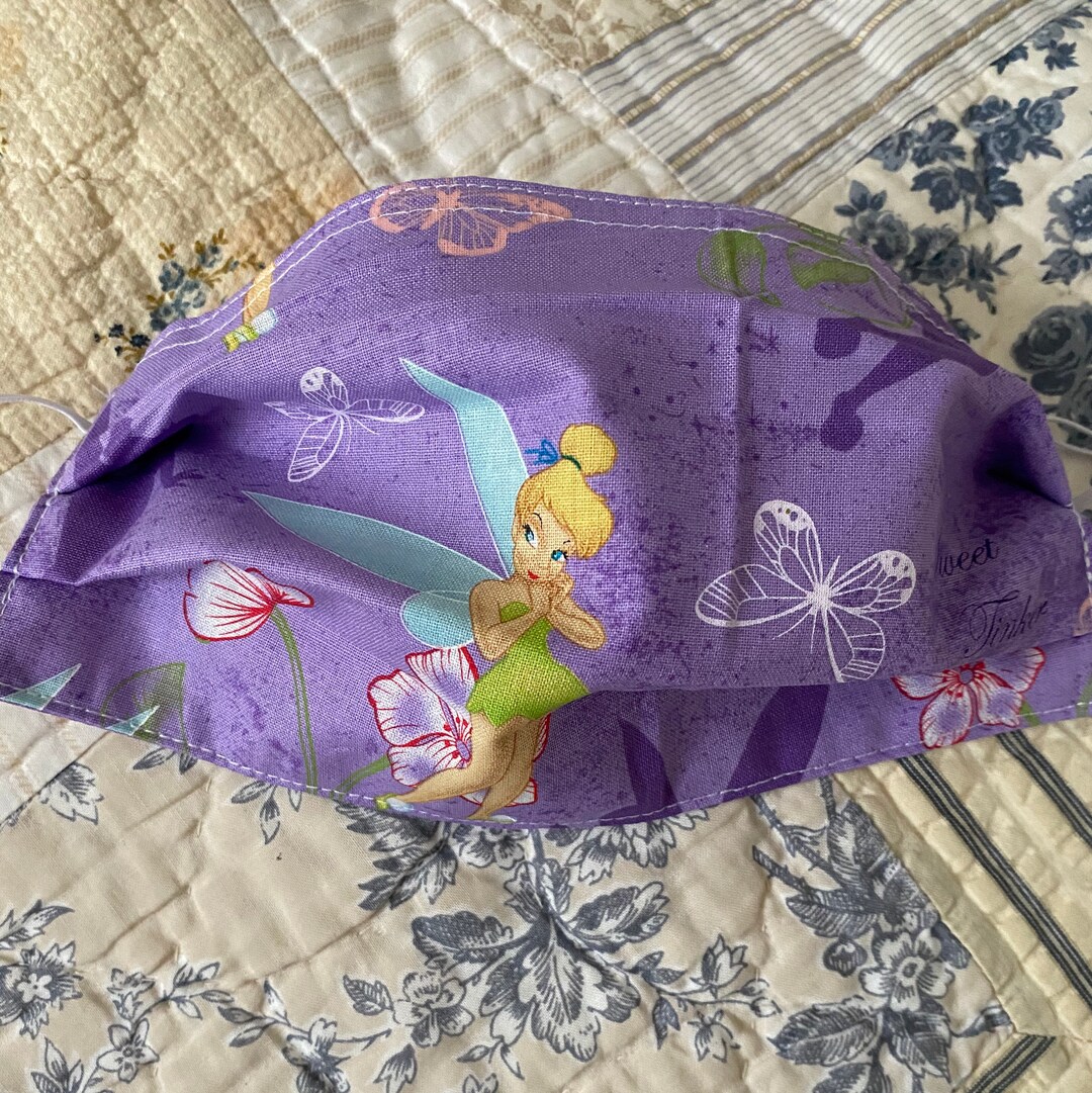 Tinker Bell Face Cover With Adjustable Elastic Ear Loop - Etsy