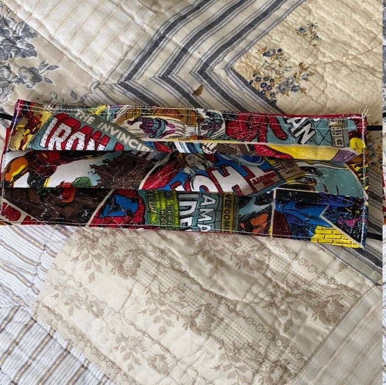 Marvel Comic Strip Face Mask Face Cover With Adjustable | Etsy