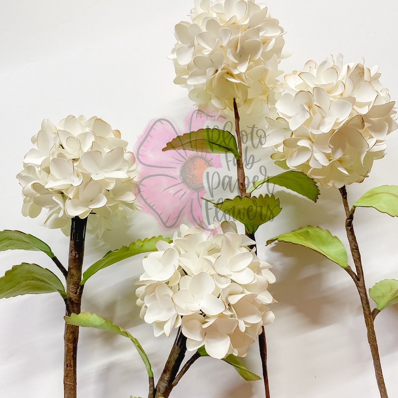 Paper Hydrangea - Etsy