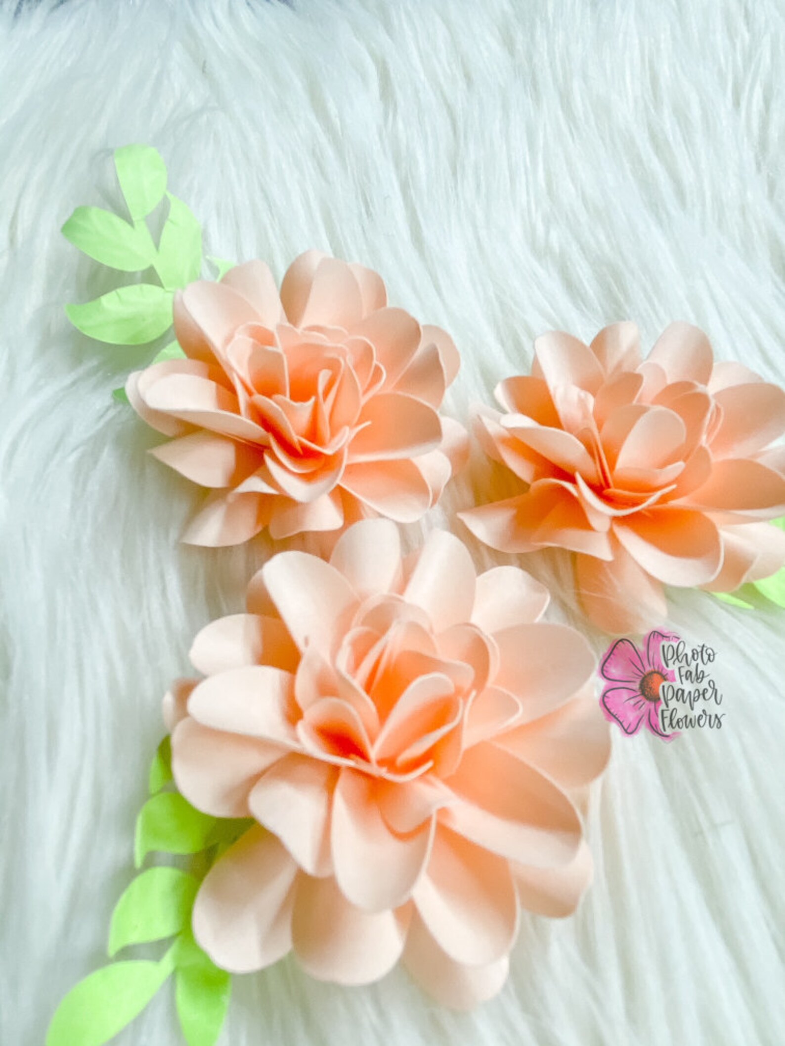 Template 1 Mini Paper Flower Digital File PDF/PNG/SVG - Etsy