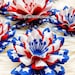 Patriotic Mini Paper Flower Bundle Digital File PNG SVG Paper Flower ...