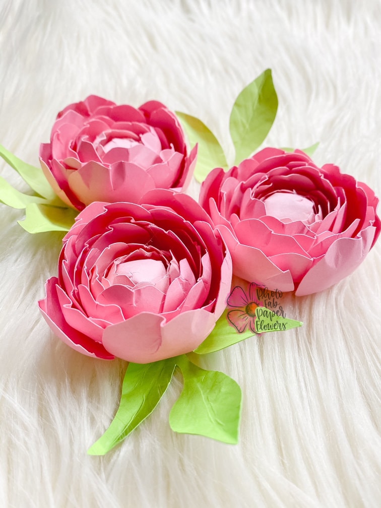 Elizabeth Mini Paper Flower Digital File PNG SVG PDF | Etsy