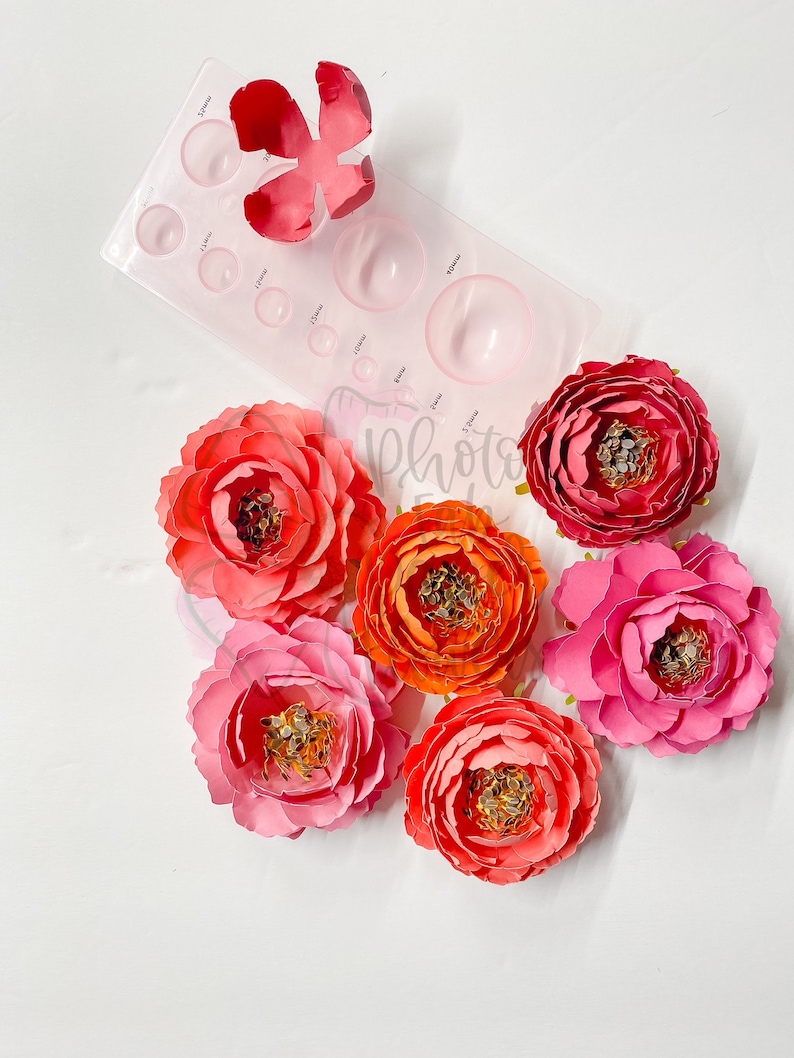 Plastic Mini Half Sphere Mold Paper Flower Shaping Tool - Etsy