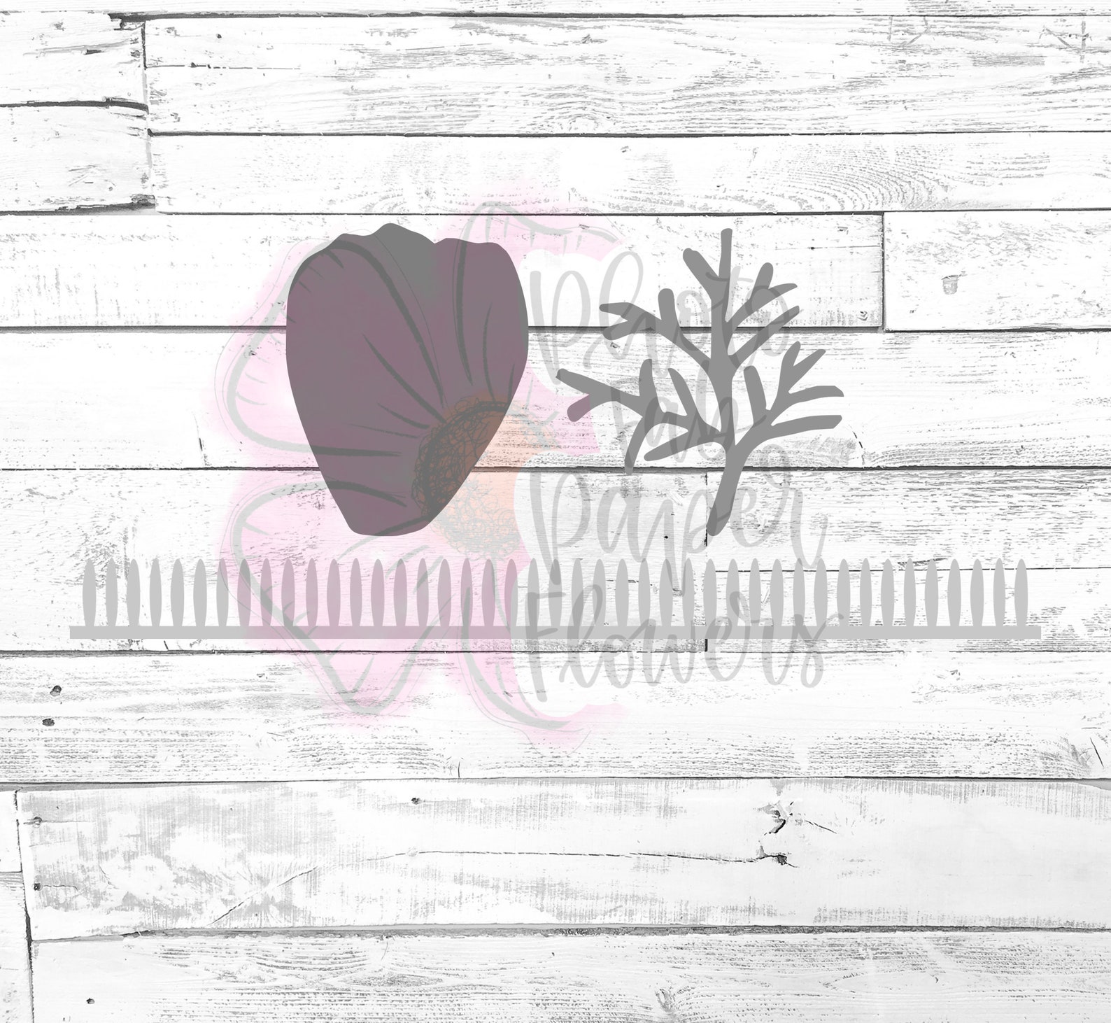 Large Cosmos Paper Flower Template Digital File | SVG/PNG/PDF | Paper ...