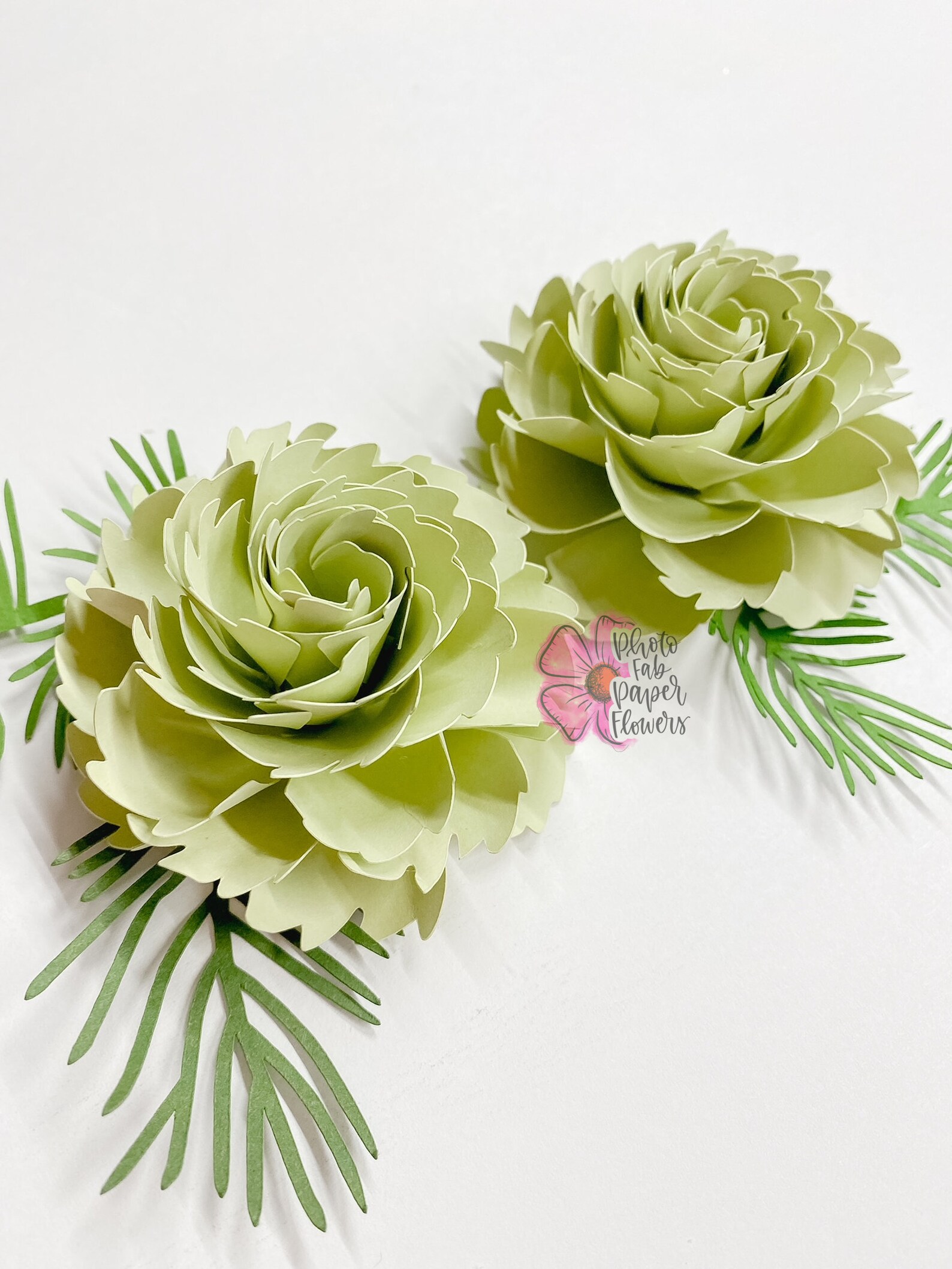 Lilah Mini Paper Flower Digital File PNG SVG PDF dxf | Etsy