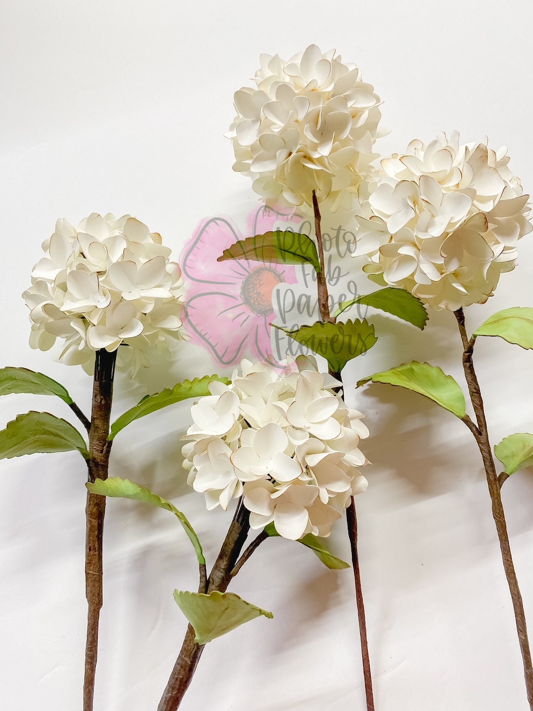 Hydrangea Mini Paper Flower Digital File | PNG | SVG | Paper Flower ...