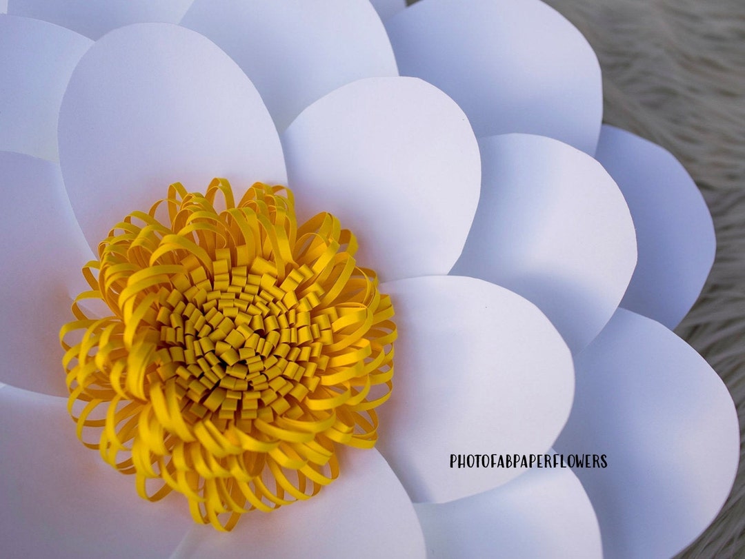 Paper Flower Template 1 Digital File | PDF/SVG/PNG | Paper Flower ...