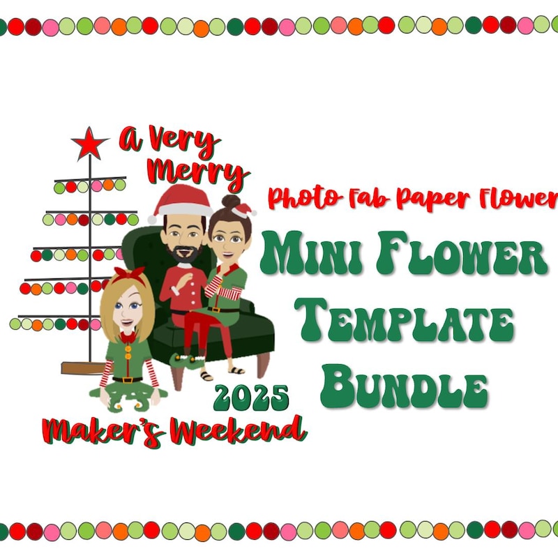 Mini Paper Flower Files - Etsy