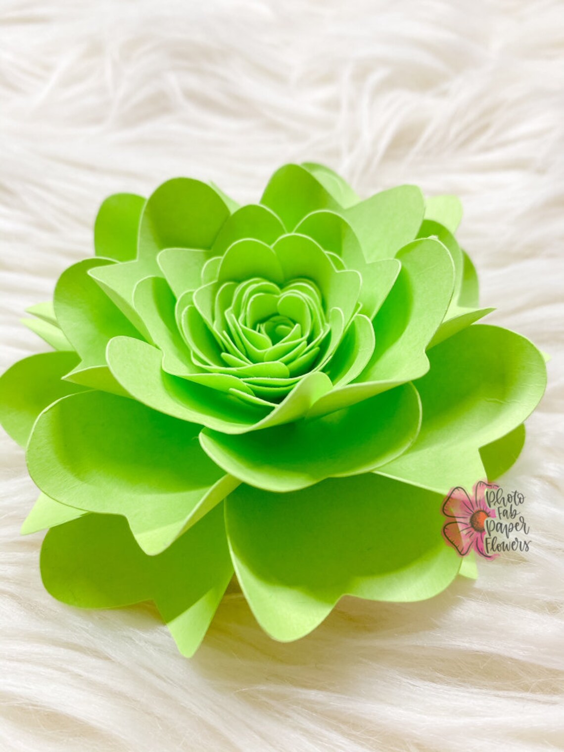 Clover Mini Paper Flower Digital File | PNG/SVG/PDF | Paper Flower ...